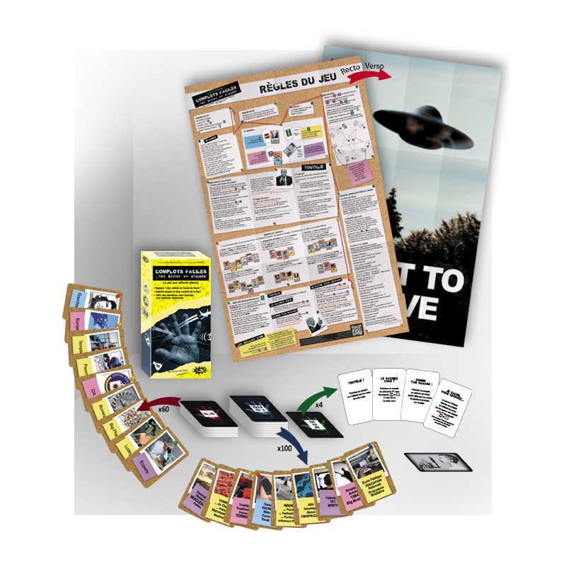 COMPLOTS FACILES POUR BRILLER EN SOCIETE LE JEU